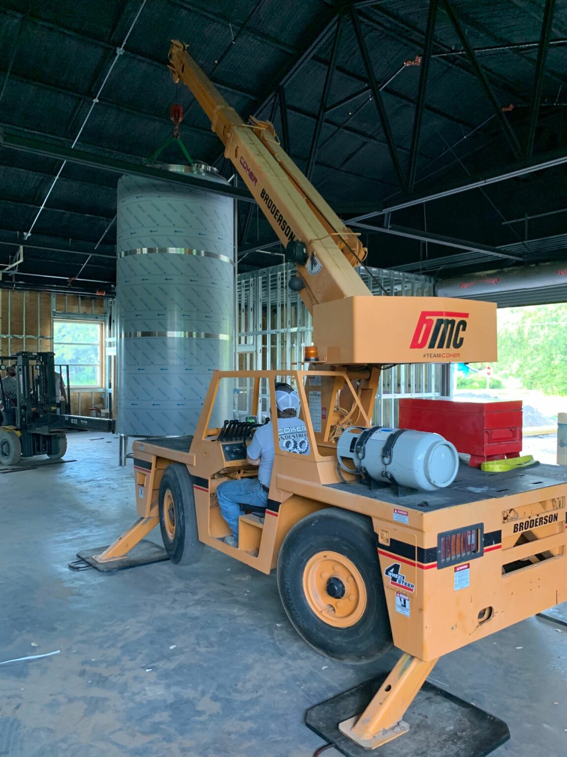 Mocama Beer Company Tank Installation | Coker